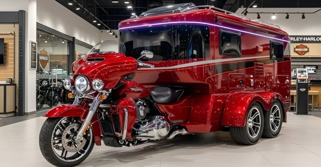 2026 Harley Davidson Camper Trike Futuristic Look, Luxury & Technology ...